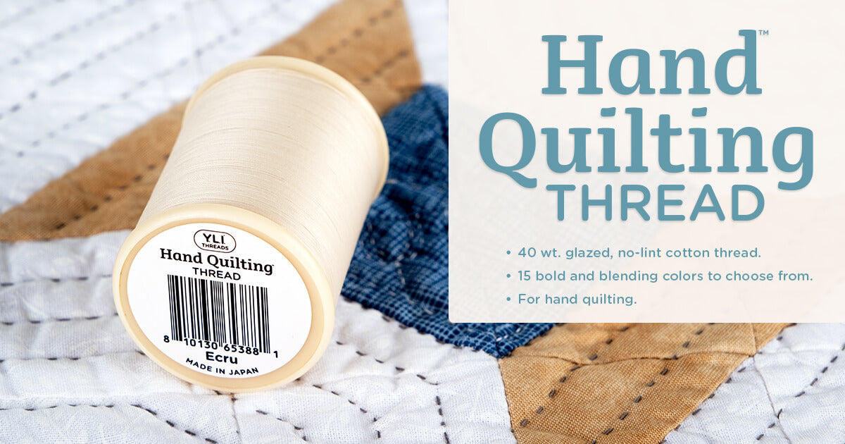 Hand Quilting Thread Glazed Cotton 40 Wt | YLI Threads