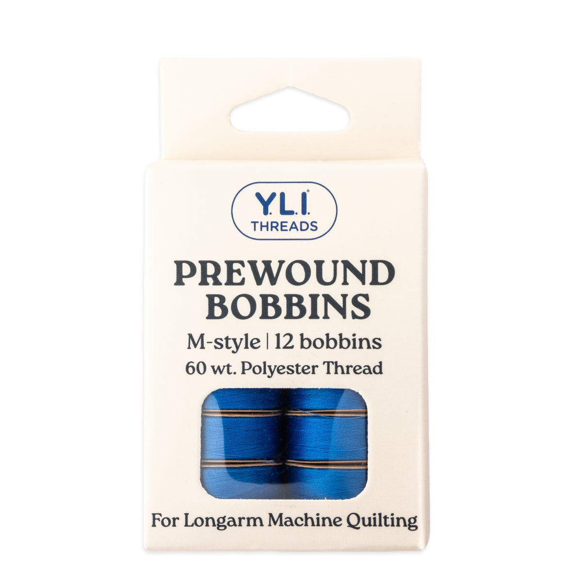 M-style Prewound Bobbins #512 - Blue Dozen