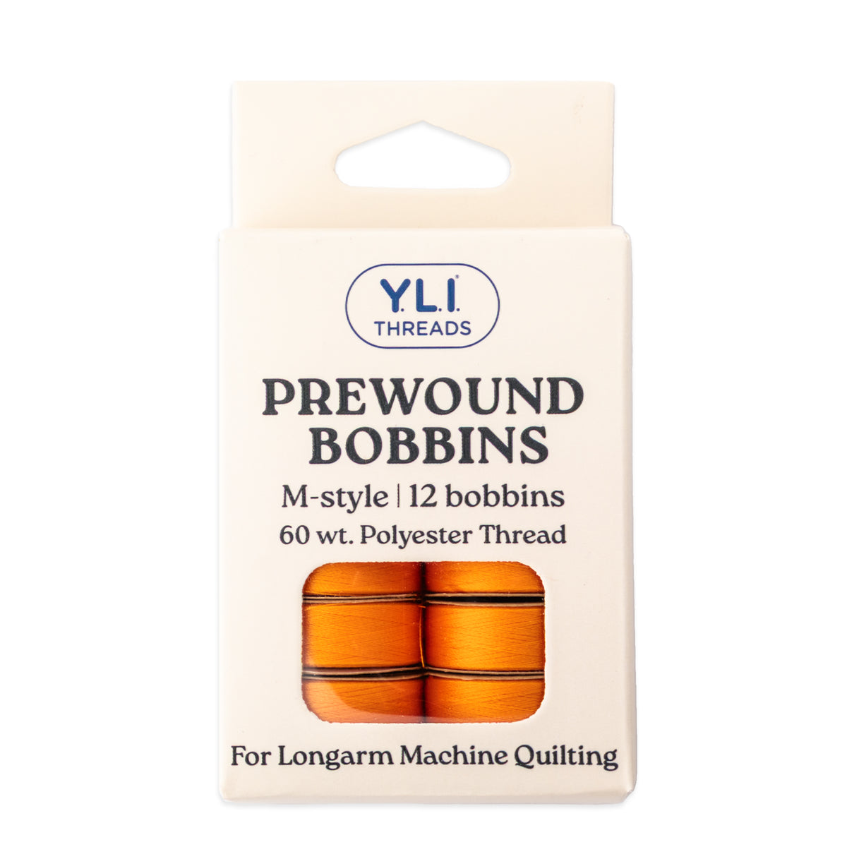 M-style Prewound Bobbins #504 - Orange Dozen