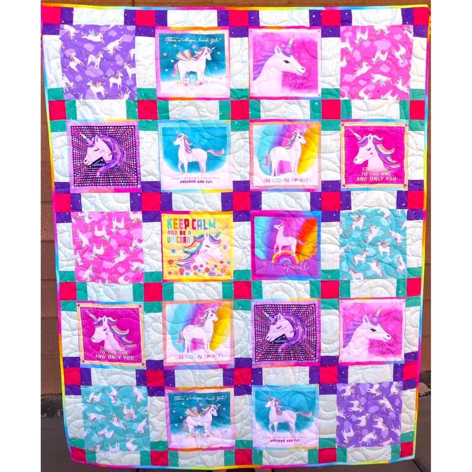 Unicorn Love Quilt Kit | Complete Quilt Kit | YLI | Shop Now – YLI Threads